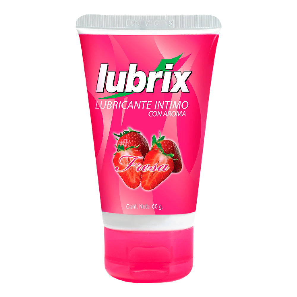 Lubrix gel lubricante Fresa 60ml – mediccal.com.ve